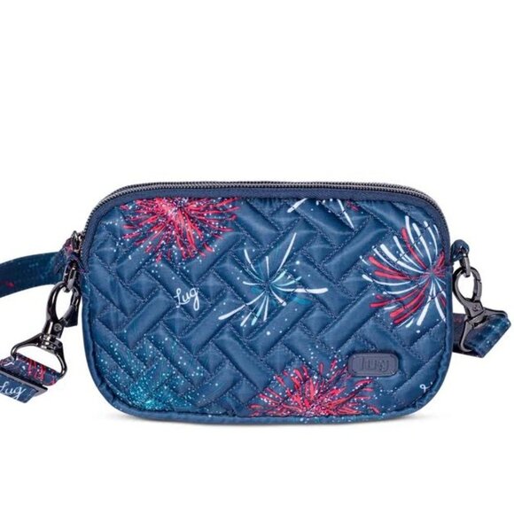 lug | Bags | Lug Coupe Convertible Crossbody Firework Navy Blue Belt ...